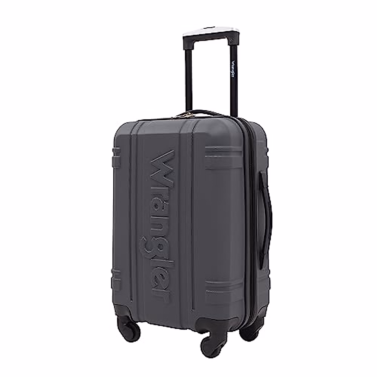 Wrangler Astral Hardside Luggage, Dark Shadow, 20-Inch Carry-On