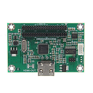LCRZBH Raspberry Pi& Orange Pi Geekworm LVDS to HDMI Adapter Board Support 1080P Resolution for RPi High-Performance Development Board