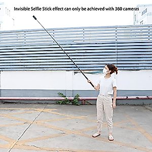 PellKing Long 77inch Invisible Selfie Stick for Insta360 ONE X3, X2, X, Insta360 ONE R, RS, Insta 360 Camera 1/4" Extended Monopod Pole
