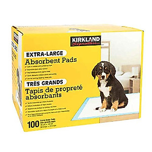 Extra-Large Absorbent Pads, 100 Large Pads, 30"x23" by Kirkland