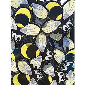 BEE Bookmarks - (Set of 20 Book Markers) Bulk Animal Bookmarks for Students, Kids, Teens, Girls & Boys. Ideal for Reading incentives, Birthday Favors, Reading Awards and Classroom Prizes!