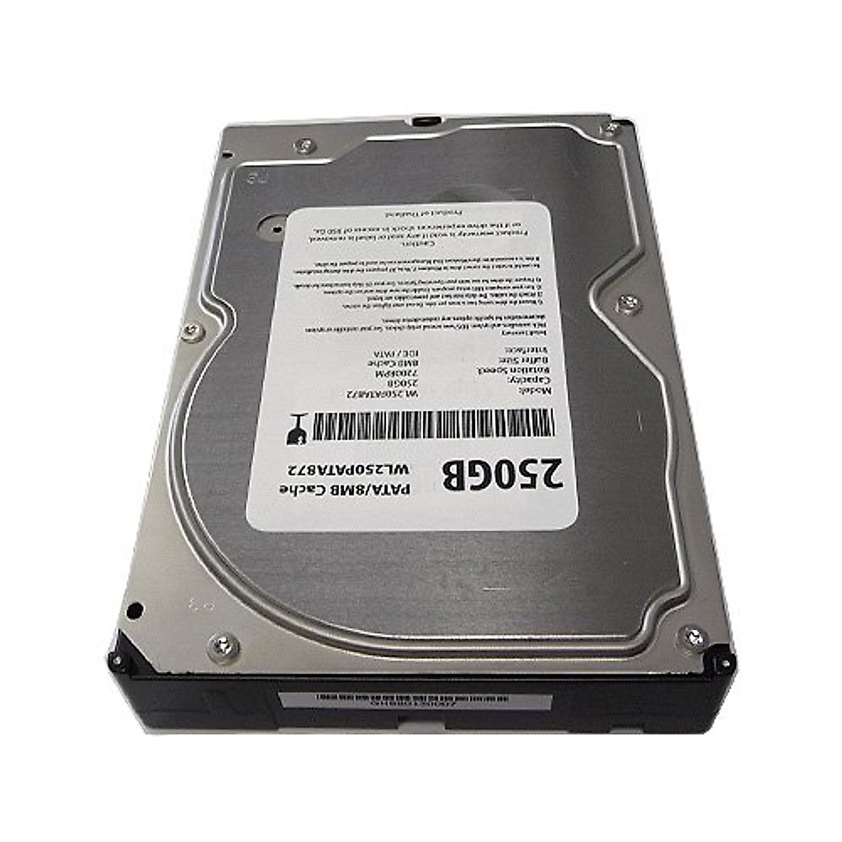 White Label 250GB 8MB Cache 7200RPM ATA100 (PATA) IDE 3.5" Desktop Hard Drive - New w/1 Year Warranty