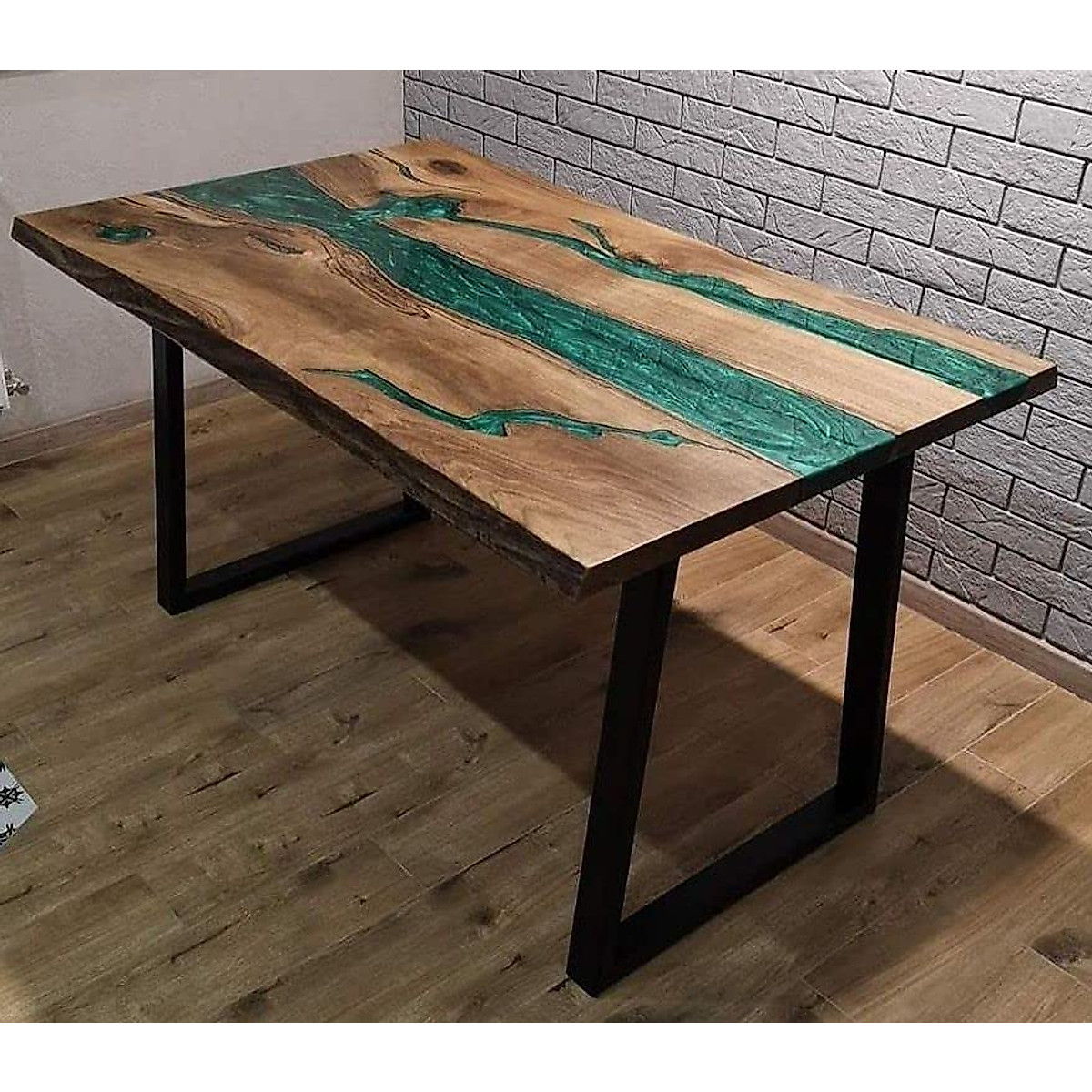 Epoxy Table, Epoxy Resin River Table, Live Edge Wooden Table, Natural Wood, Dining table, Natural Epoxy Table, Resin Table