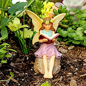 PRETMANNS Fairy Garden House Kit - Fairy Houses for Gardens - Fairy House Kit with Fairies for Fairy Garden, Fairy Garden Kit with a Fairy House & Garden Fairies - Fairy Garden Accessories Outdoor