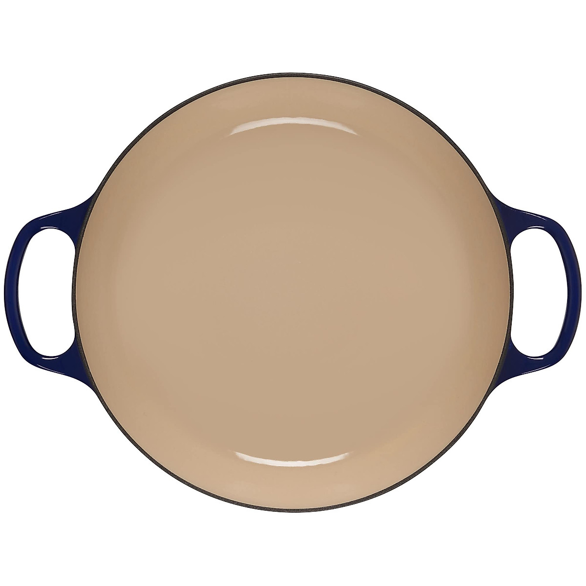 Le Creuset Eiffel Tower Collection Enameled Cast Iron Signature Braiser with Lid, 3.5 qt., Indigo