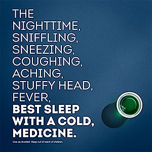 Vicks NyQuil Cough Cold and Flu Nighttime Relief (Severe Original, 3 PK)