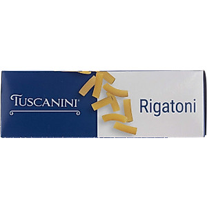 Tuscanini Authentic Italian Rigatoni Pasta 16oz (4 Pack) Made with Premium Durum Wheat, Done in 12-15 Minutes