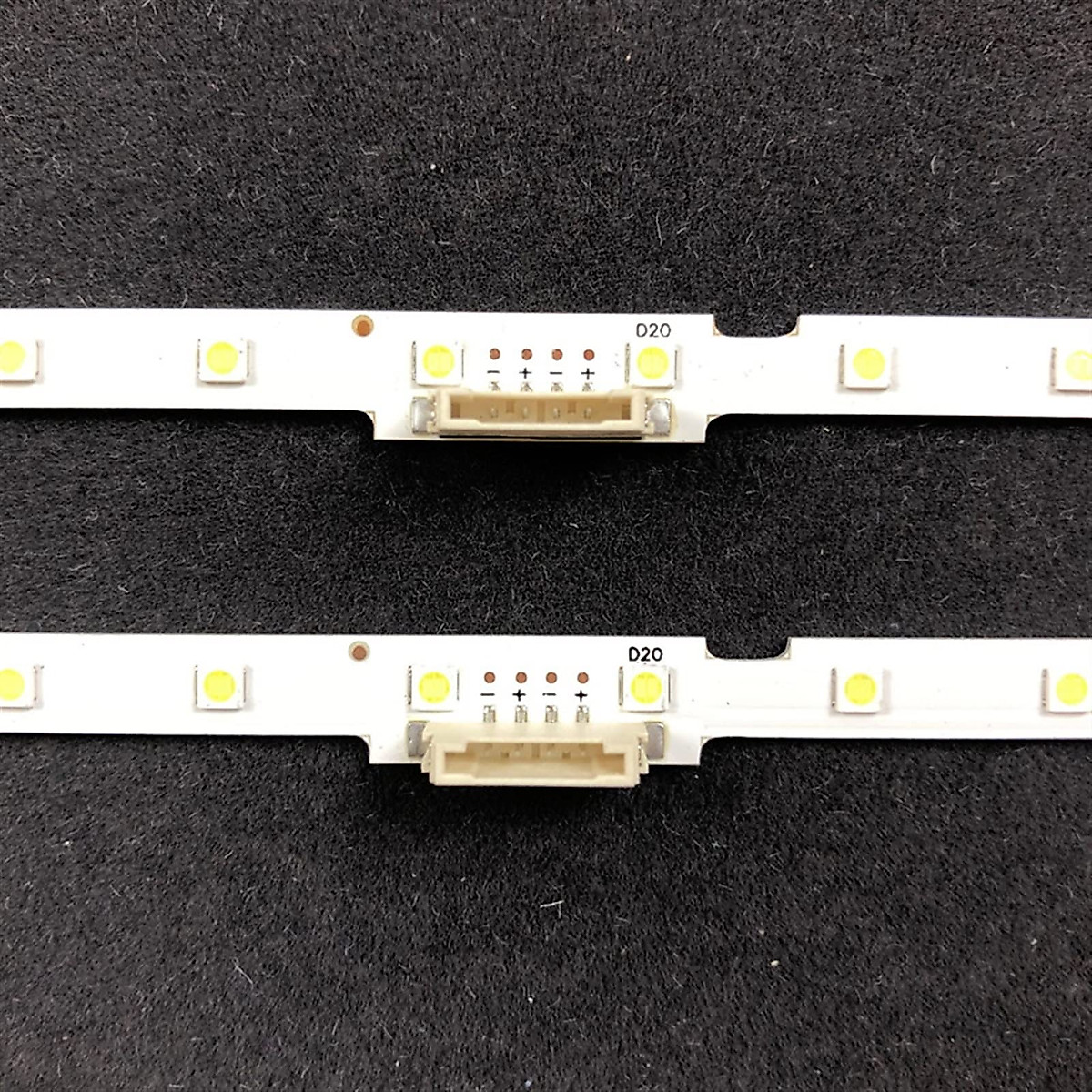 SBOJI 2 PCS/Set 38 LED Backlight Strip 49" TV AOT_49_NU7300_NU7100_2X38_3030C_d6t-2d1_19S2P Rev. V4 UE49NU7140 UE49NU7100 Fit for Samsung Light Strip