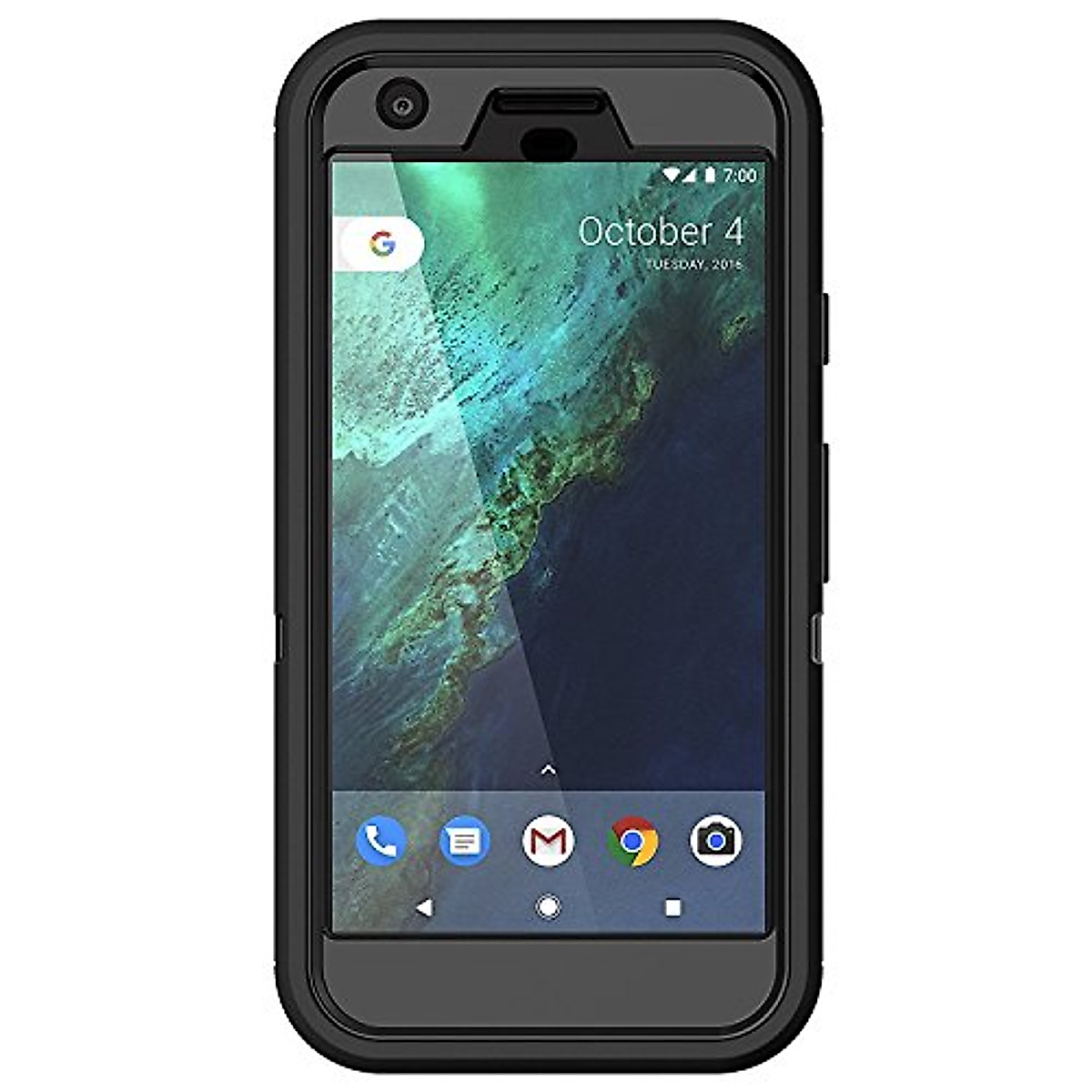 OtterBox Defender Series Case for Google Pixel (1st Gen Only / Not XL Version) Retail Packaging - Black