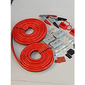 PolePalUSA 32ft DIY Winch Jump Booster Permanent (or Non perm) Quick Connect Trailer 1ga - Gray