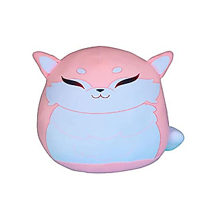 TANSHOW Genshin Impact Plush Yae Miko Fox Pillow Printed Throw Pillow Merch for Hugging Pillow Decorations Birthday Gift Cute Holiday Toy 11.8 Inch