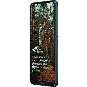 Nokia G50 Dual-SIM 128GB + 4GB RAM (GSM Only | No CDMA) Factory Unlocked 5G Smartphone (Ocean Blue) - International Version