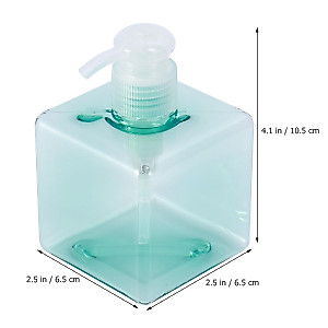 YARNOW Lotion Dispenser Bottle Hand Soap Bottle Clear Soap Dispenser Hand Lotion Dispenser Liquid Pump Jar Travel Lotion Bottle