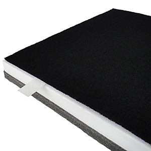 3-in-1 True HEPA Filter Set (1-Pack) Compatible with Oregon Scientific CF8410 Air Purifier (also fits Ivation IVAHAP300 & SereneLife PSLAPU35), Premium Replacement filter