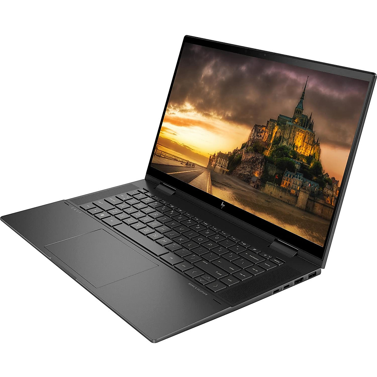 HP 2022 Newest Envy x360 2-in-1 Laptop, 15.6" Full HD Touchscreen, AMD Ryzen 7 5825U 8-Core Processor, 64GB RAM, 2TB SSD, Backlit Keyboard, HDMI, Wi-Fi 6, Windows 11 Home, Stylus Pen Included
