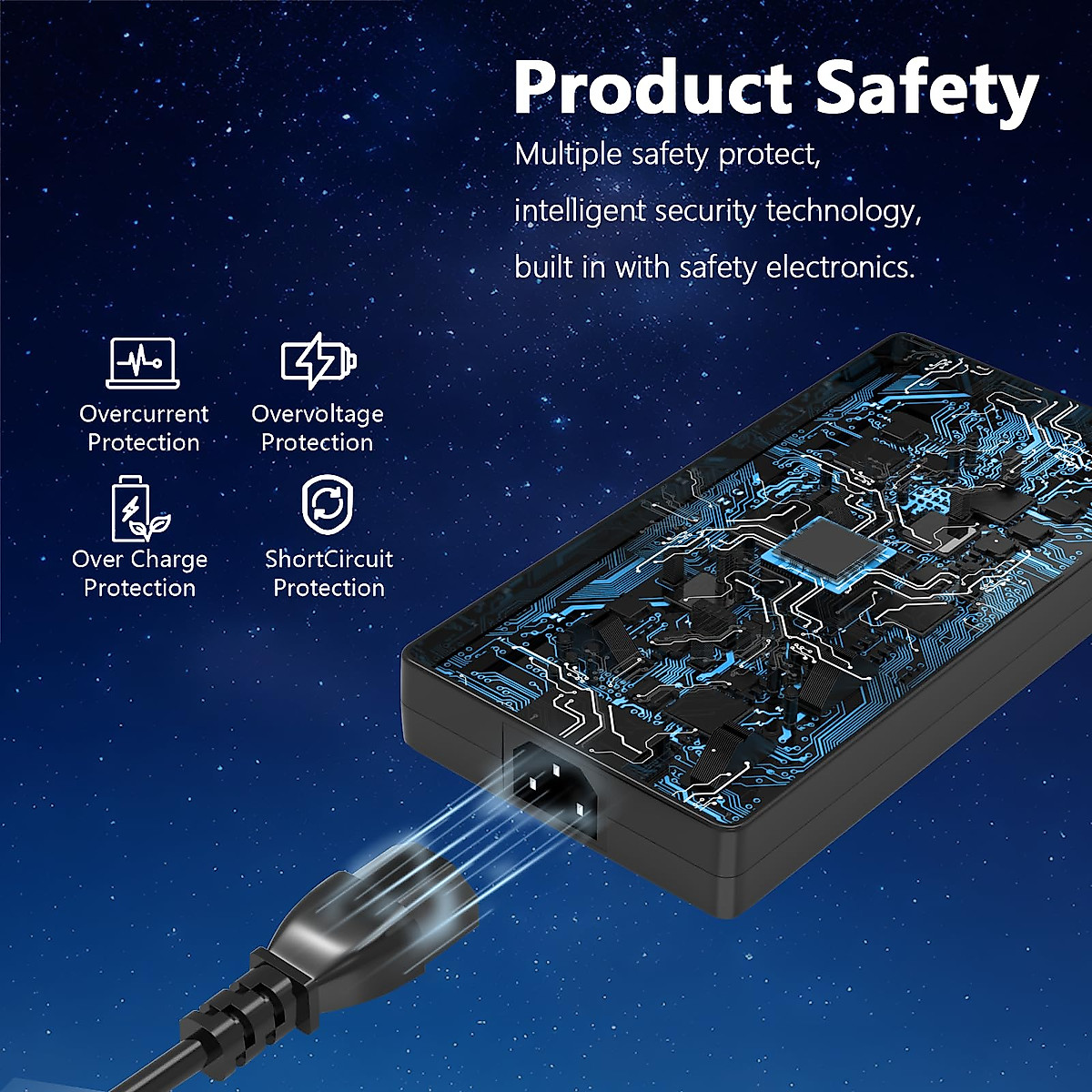 240W USB Tip Charger Compatible with MSI Stealth 17 A16 16 14 AI Studio/Mercedes AMG (13th Gen) GP66 GP76 Leopard GE76 GE66 Raider WE76 CreatorPro Z17 Z16P Z16 X17 A1VFG A1VIG A1VHG A1VGG A1VEG A1VFG
