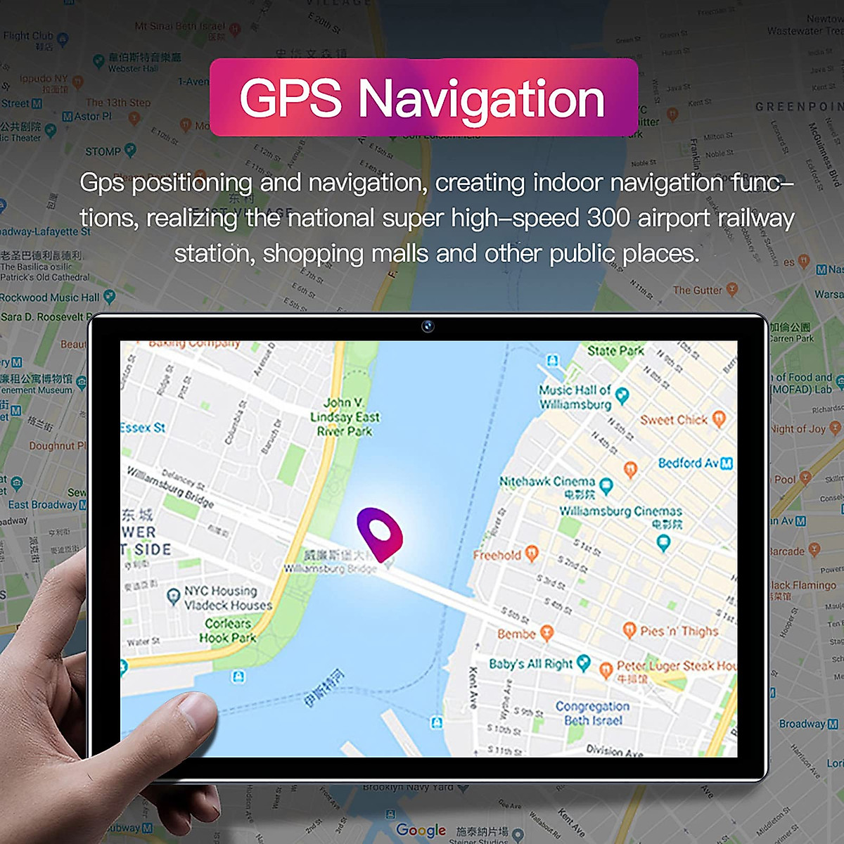 10.1in Tablet Android for Adults Kids Bluetooth Tablet with Front and Rear Double Cameras, 2GB RAM+16GB ROM, GPS, Call, Gaming Tablet Electronics for Men College Supplies Boyfriend Gifts Cool Stuff