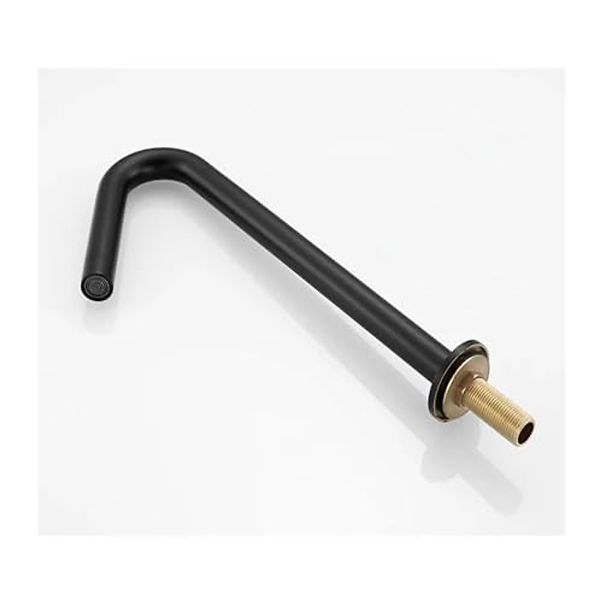 MIYANXI Brushed Gold Basin Faucet 5 Colors Single Handle Widespread Bathroom Sink Mixer Tap Deck Mounted Bathtub Mixers Crane,Kitchen Sink Faucet, Black, WJ5501