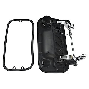 Tailgate Handle Textured Black with Camera Hole Replace for 8L3Z9943400AC 8L3Z 9943400-AC Compatible with F150 F250 F350 F450 Lincoln Mark LT