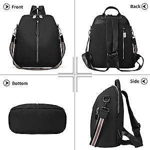 TINYAT Backpack Purse for Women Anti-theft Casual Shoulder Bag Convertible Satchel Handbag and Mini Backpack for Travel Daily