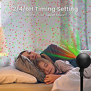 Christmas Lights Projector Laser Light Xmas Landscape Spotlights Waterproof Outdoor Xmas Light for Halloween Patio Yard Garden with Remote Controller (Green and Red)