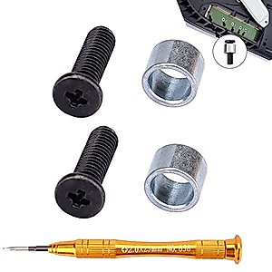 IKPEK 2Pcs PS5 SSD Screw and 2Pcs Ring Replacement and 1Pcs Screwdriver for Sony PS5 Playstation 5 Console Solid State Drive