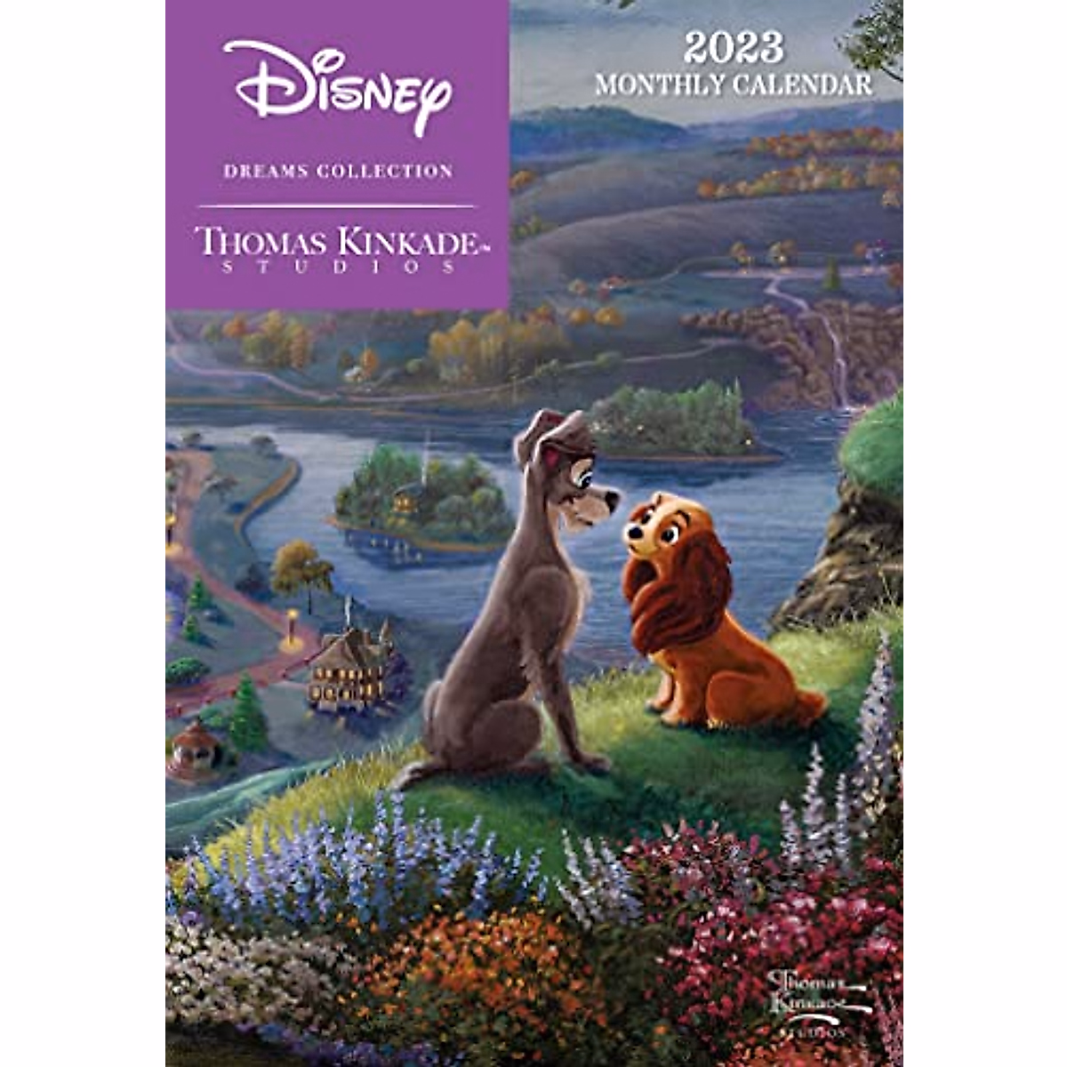 Disney Dreams Collection by Thomas Kinkade Studios: 12-Month 2023 Monthly Pocket