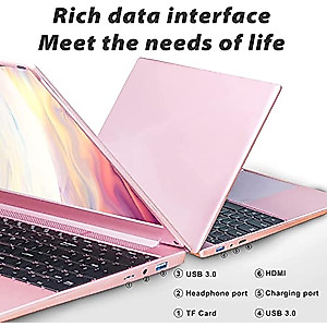 Svikou 15.6 inch IPS FHD Large Screen high Performance Laptop high Speed CPU celeron J4125(4core)/DDR4 16G +512GB SSD Luminous Keyboard/HDMI/High Capacity Battery Win 11 Notebook Laptop (SSD:512GB)