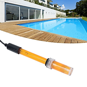 VINGVO ORP Replacement Probe, Electrode Oxidation Reduction Potential Test ORP Electrode Replaceable BNC Q9 Connector for ORP Tester Meter Controller for Aquarium Hydroponics Plant Pool