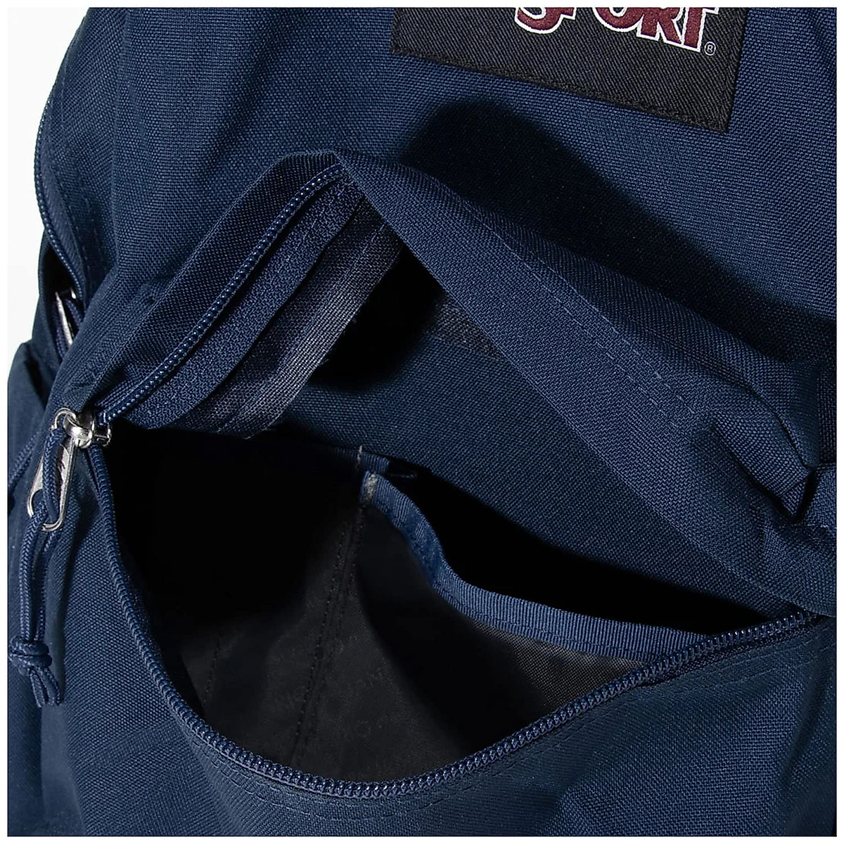 JanSport SuperBreak Plus Backpack with Padded 15-inch Laptop Sleeve and Integrated Bottle Pocket - Spacious and Durable Daypack for Work and Travel - Navy