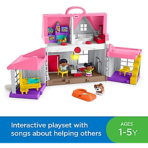 Fisher-Price Little People Big Helpers Home, Pink