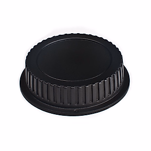 VKO Front Body Cap & Rear Lens Cap Replacement for Canon EOS 60D 70D 77D 80D 7D 5D Mark II III IV 750D 760D Rebel T7 T6 T6i T7i T6S T4i T5i T5 Camera Body & EF Lens Replaces RF-3(2 Pack)