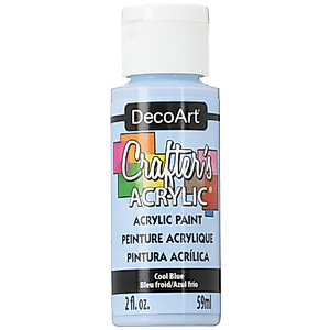 DecoArt DCA76-3 Crafter's Acrylic Paint, 2-Ounce, Cool Blue