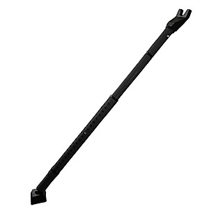 Product Trend Dual Security Bar, 1-Set Adjustable-Length Portable Strong Door Bar for Hinged and Sliding Patio Doors and Windows, Home Safety and Travel Security, Extends 28 Inches to 45 Inches, Black