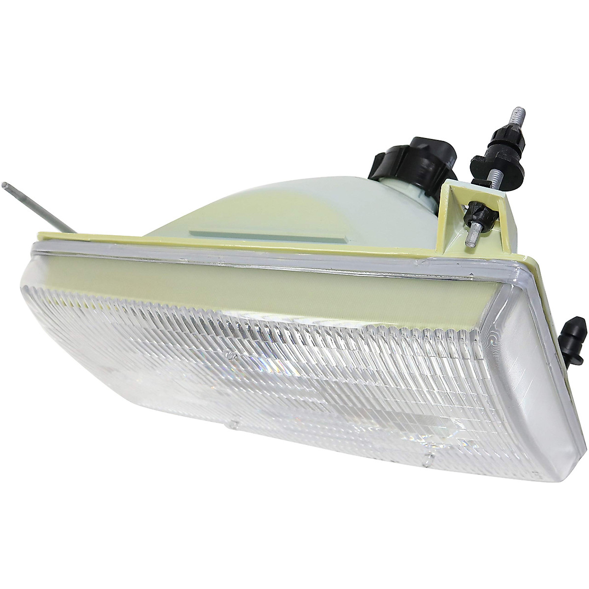 Evan Fischer Headlight Set Compatible with 1992-1996 Ford E-350 Econoline Club Wagon 1996 Super Duty Left Driver and Right Passenger Side Halogen With bulb(s)