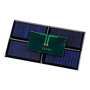 SUNYIMA 10Pcs (6V 50mA 3.14"x1.77") Mini Solar Panels for Solar Power Mini Solar Cells DIY Electric Toy Materials Photovoltaic Cells Solar DIY System Kits Without Copper Wire