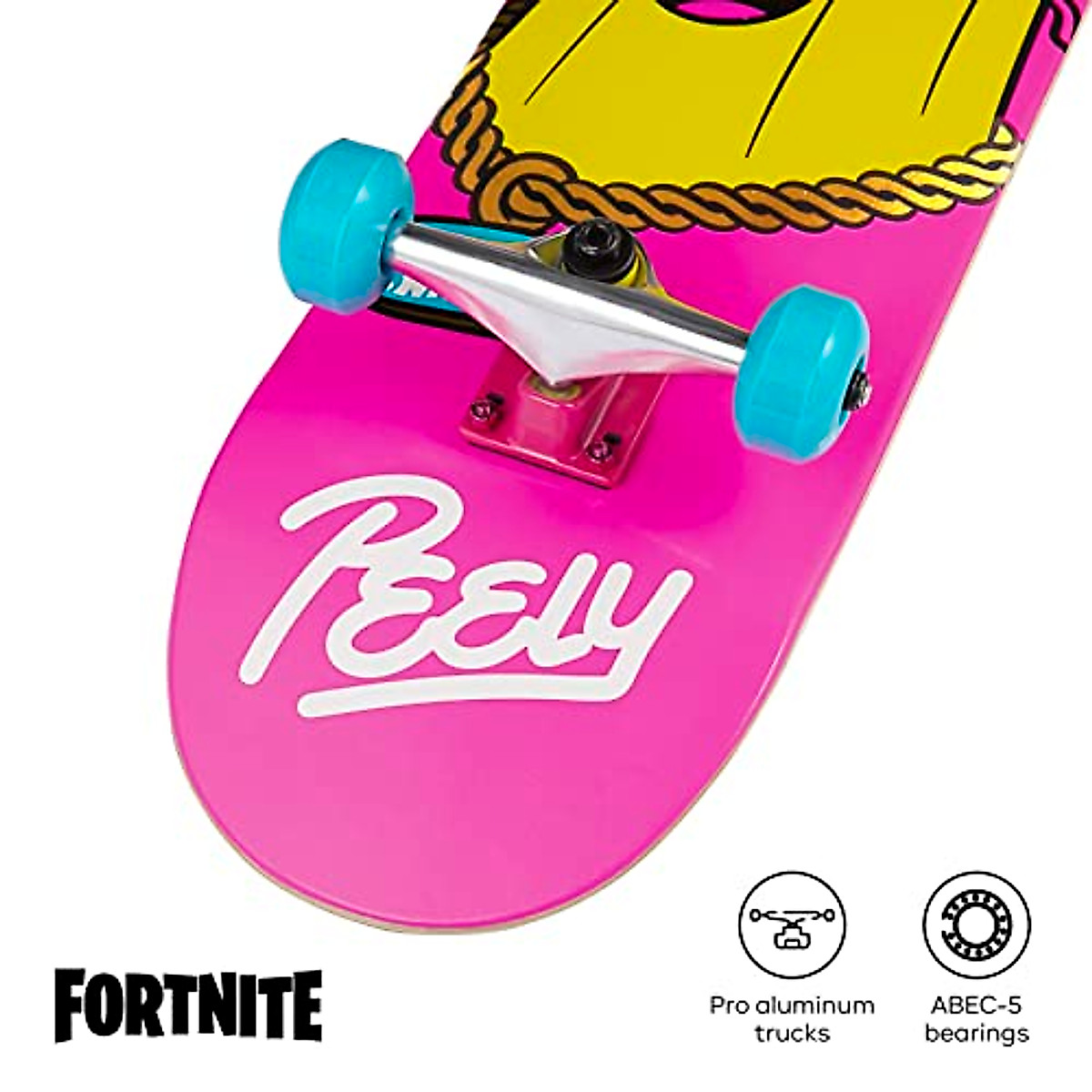 Fortnite 31" Skateboard - Cruiser Skateboard with Printed Graphic Grip Tape, ABEC-5 Bearings, Durable Deck & Smooth Wheels