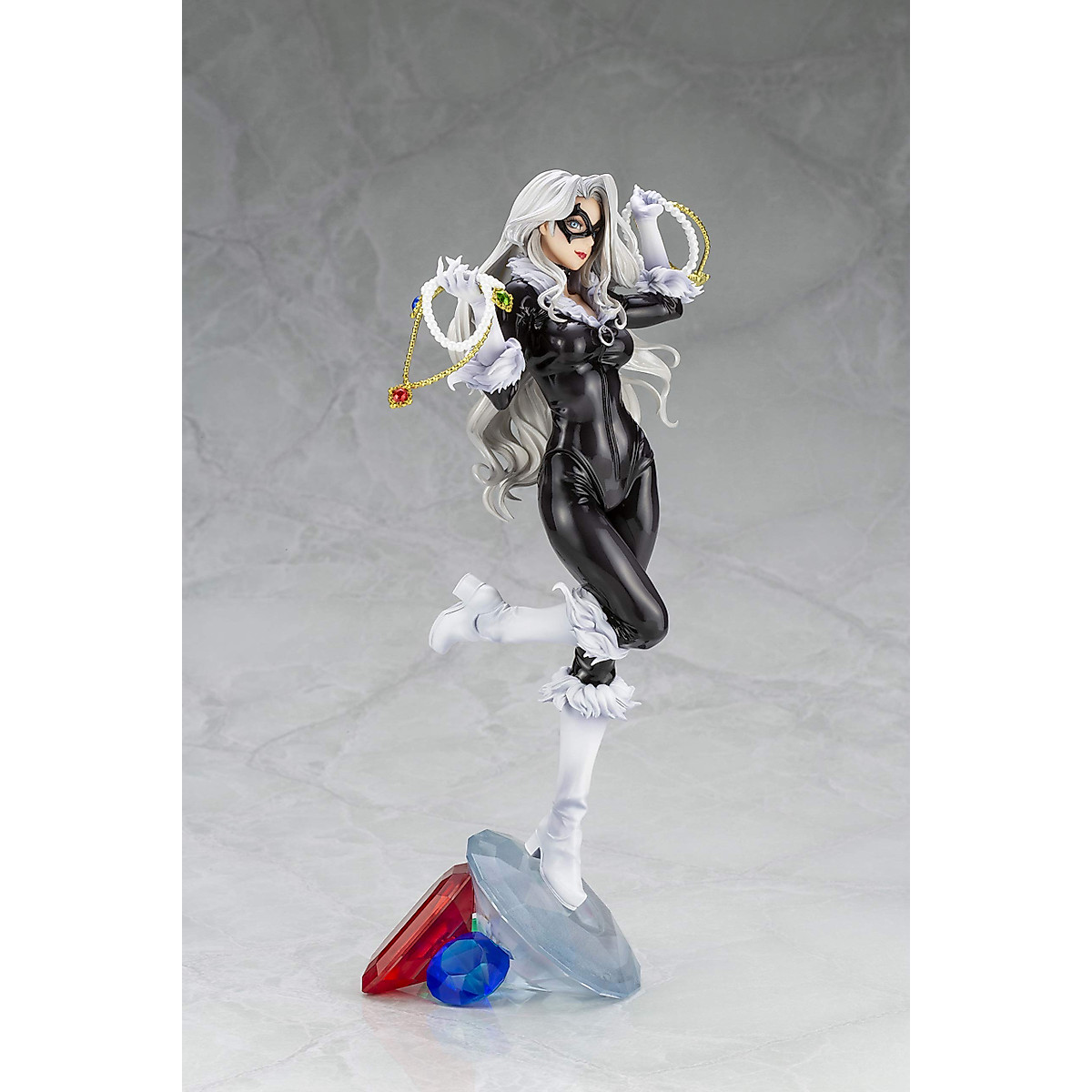 Marvel's Black Cat (Steals Your Heart Version) Bishoujo Statue, Multicolor