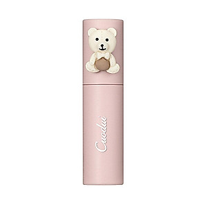 pulunto Mist Matte Velvet Lipstick, Waterproof Long Lasting Lip Gloss, Non Stick Cup Easy Coloring Liquid Lipstick, Cute Bear Beauty Makeup