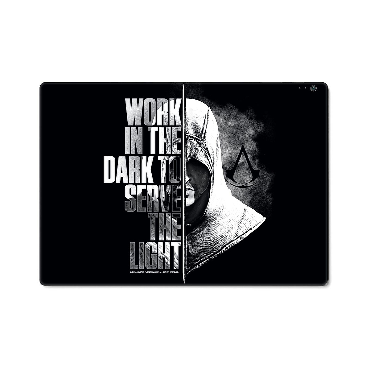 Head Case Designs Officially Licensed Assassin's Creed Half Typography Vinyl Sticker Skin Decal Cover Compatible with Microsoft Surface Pro 4/5/6