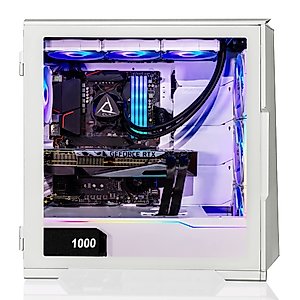 CLX Set VR-Ready Gaming Desktop - Liquid Cooled AMD Ryzen 9 7950X 4.5GHz 16-Core Processor, 64GB DDR5 Memory, GeForce RTX 4090 24GB GDDR6X Graphics, 1TB SSD, 6TB HDD, Windows 11 Home 64-bit, white
