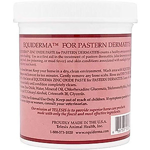EQUIDERMA (2 Pack) Horse Skin Lotion and Zinc Oxide Paste 16oz with 10ct pet Wipes