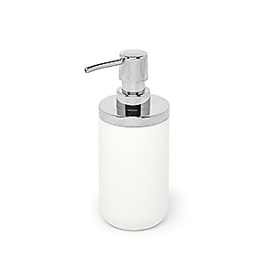 Umbra Junip Hand Soap Dispenser-Modern Refillable Pump for Bathroom, White