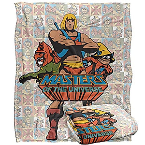 Masters of The Universe Heroes Officially Licensed Silky Touch Super Soft Throw Blanket 50" x 60"