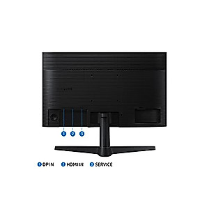 SAMSUNG T37F Series 22-Inch FHD 1080p Computer Monitor, 75Hz, IPS Panel, HDMI, Display Port, VESA Compatible, 3 Yr WRNTY (LF22T374FWNXGO)