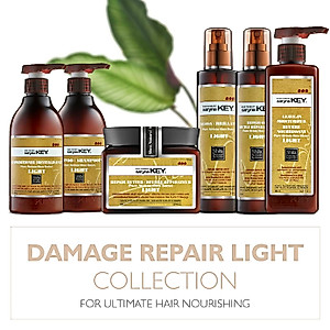 SARYNA KEY Damage Repair Light Hair Styling Cream - Ultra-hydrating Styling Cream Detangles, Smoothes and Controls Frizz (500ml/16.9oz)