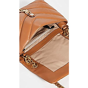 Rebecca Minkoff Women's Edie Maxi Shoulder Bag, Caramello, Brown, Tan, One Size
