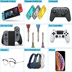 Triwing Screwdriver, Repair Kit Compatible for GameCube Game Boy Nintendo 3DS & 2DS 64 DS NES Super Nintendo Wii Wii U Switch Consoles and Controllers