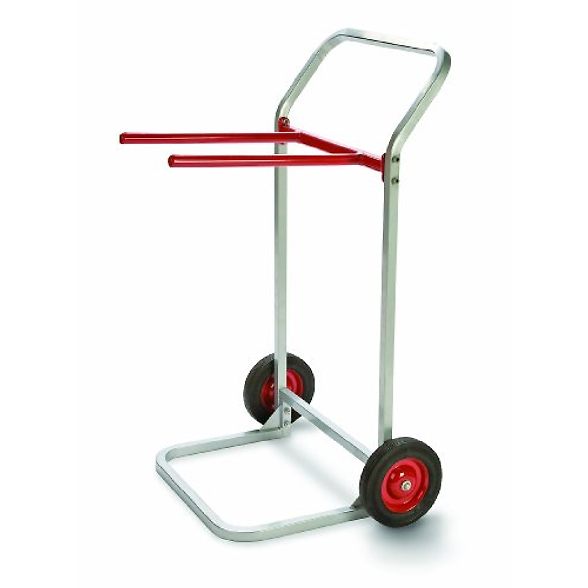 Raymond 750 Folding Chair Dolly with 8" x 1-3/4" Skid-Resistant Rubber Wheels, 180 lbs Capacity, 27-3/4" Width x 43" Height x 22-1/2" Depth