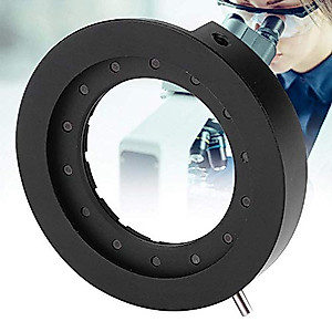 Iris Diaphragm, Microscope Iris Adapter Aperture Adjustable Lens Optical Diaphragm for Microscope (SK25 with Bas)